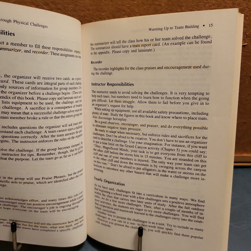 Team Building Through Physical Challenges by Donald R. Glover, Daniel W ...