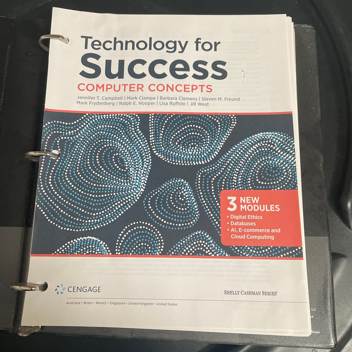 Technology for Success by Jennifer T. Campbell, Mark Ciampa, Barbara Clemens, Steven M. Freund ...