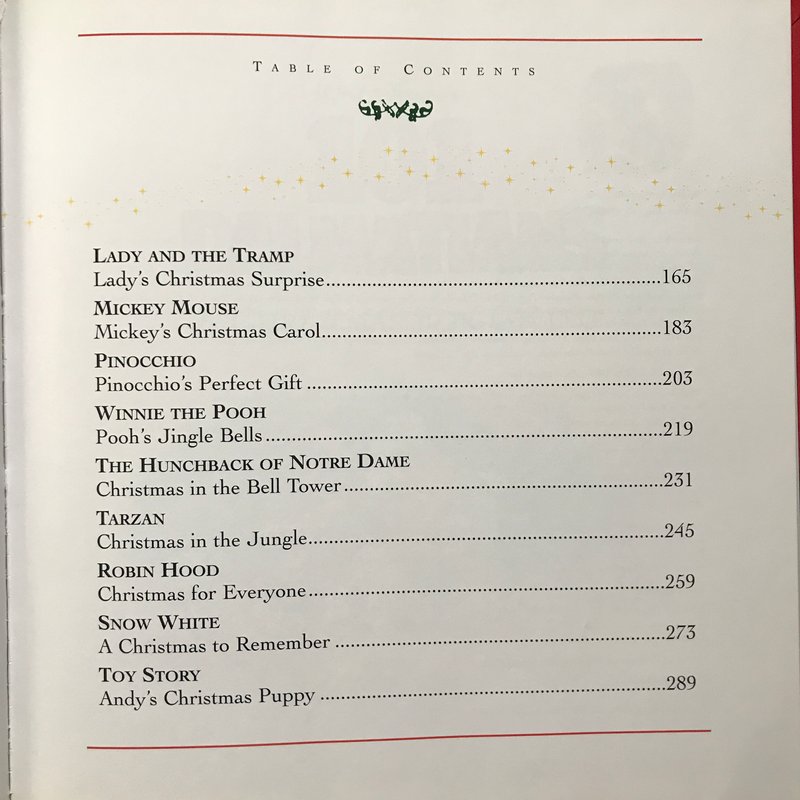 Disney's Christmas Storybook Collection by Disney Books, Elizabeth Spurr