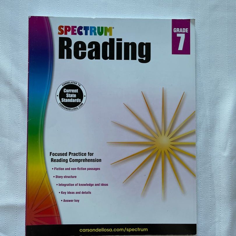 Spectrum Reading, Grade 7 by Spectrum