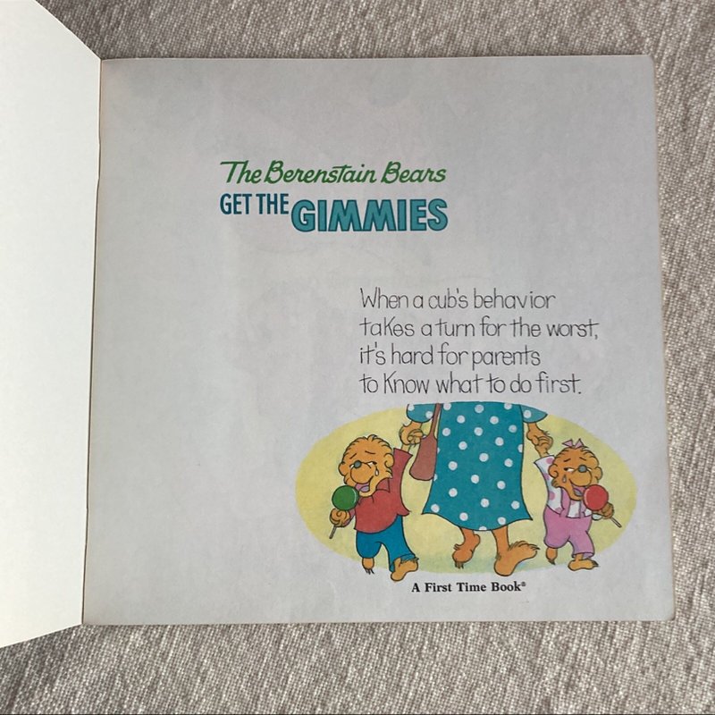 The Berenstain Bears Get the Gimmies by Stan Berenstain, Paperback ...