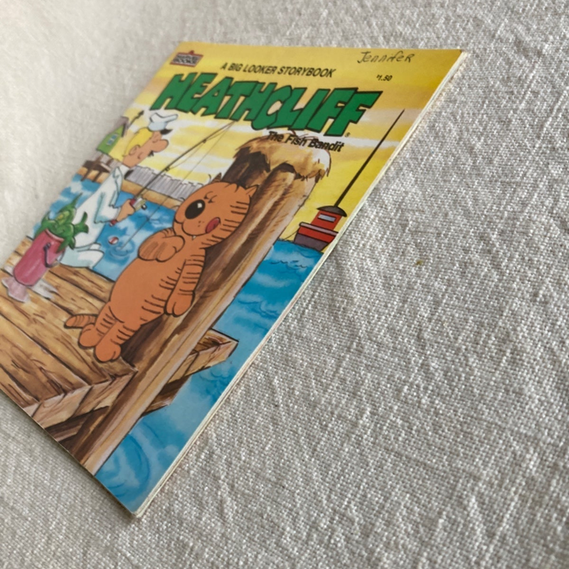 Heathcliff The Fish Bandit A Big Looker Storybook by Marvel Books (1982 ...
