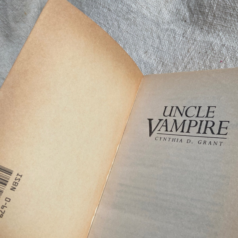 Uncle Vampire by Cynthia D. Grant