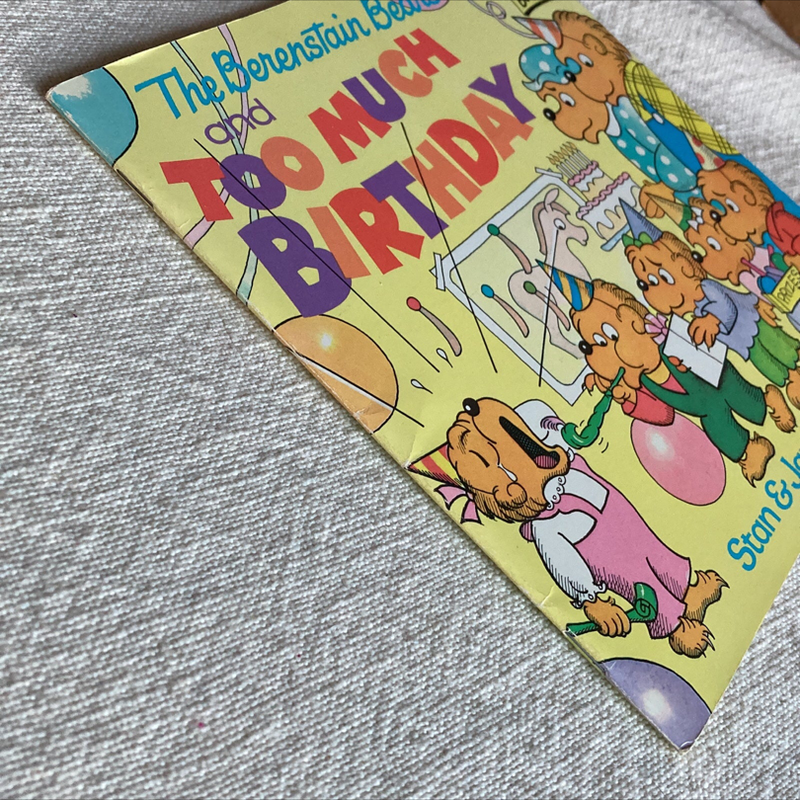 The Berenstain Bears and Too Much Birthday by Stan Berenstain, Jan ...