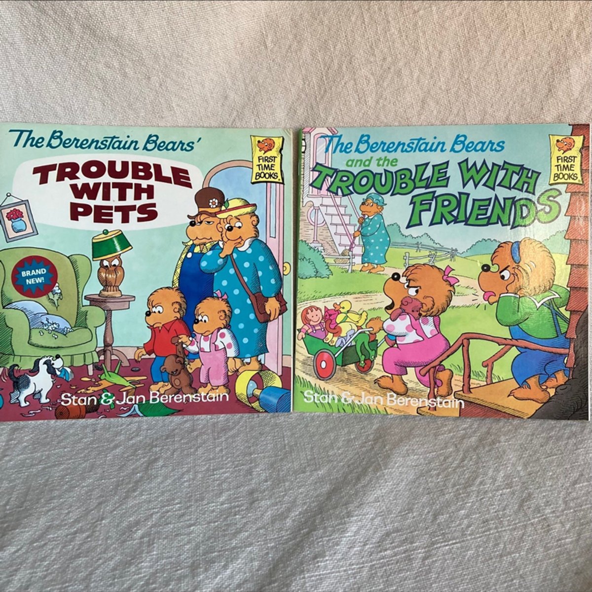 The Berenstain Bears' Trouble with Pets by Stan Berenstain, Jan Berenstain