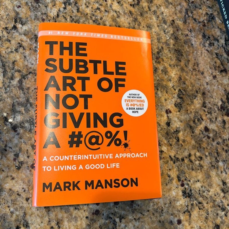 The Subtle Art of Not Giving a #@%! by Mark Manson, Hardcover | Pangobooks