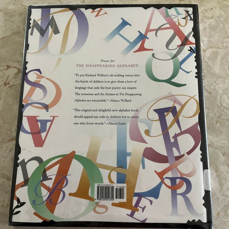 The Disappearing Alphabet by Richard Wilbur, Hardcover | Pangobooks