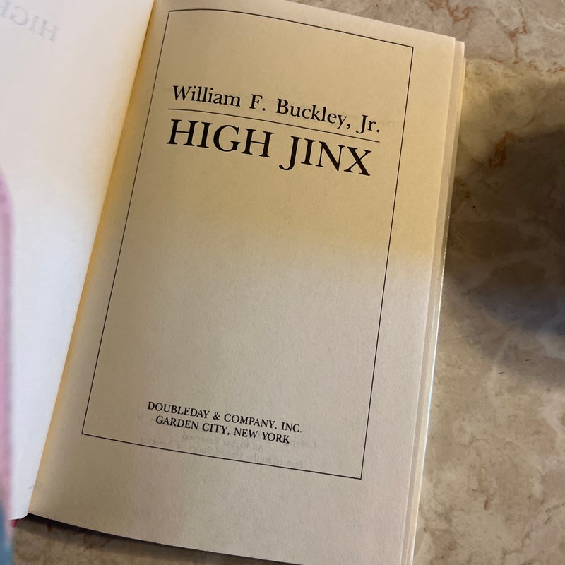 High Jinx by William F. Buckley Jr. , Hardcover | Pangobooks