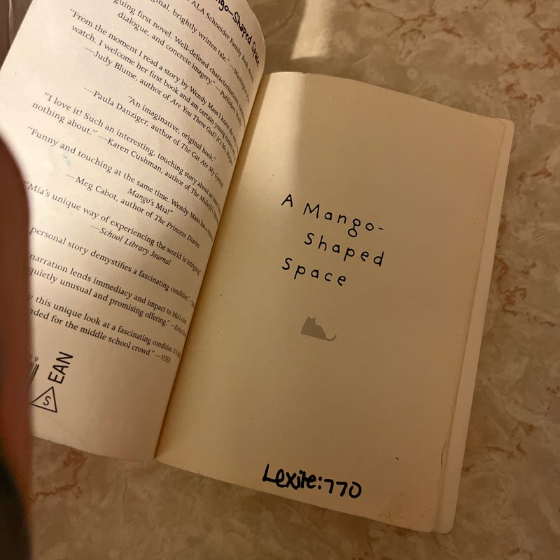 A Mango-Shaped Space by Wendy Mass