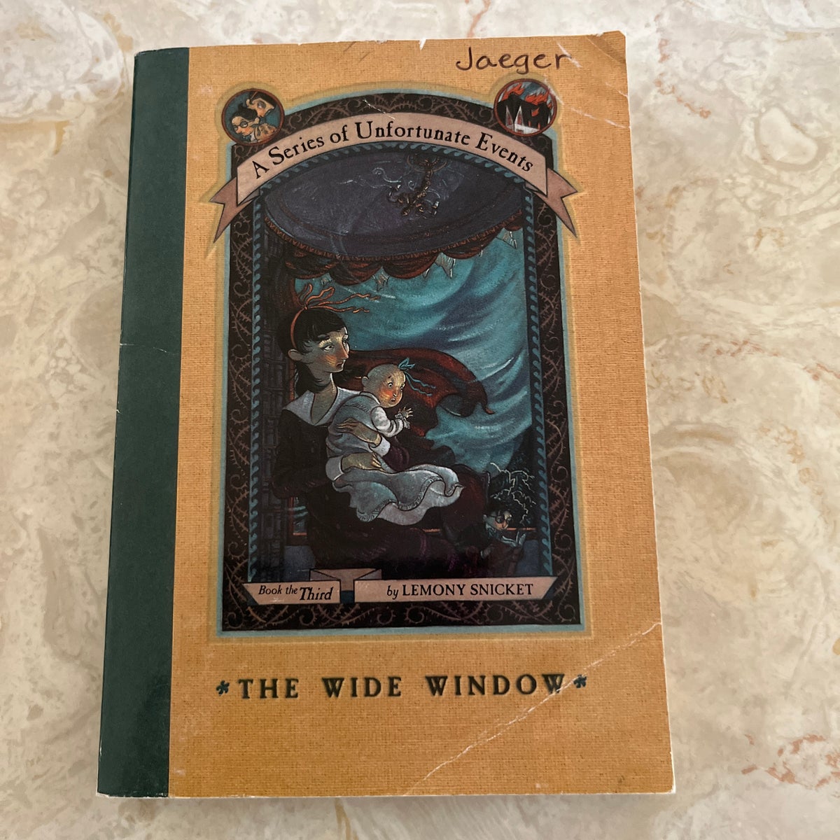 A Series of Unfortunate Events #3: the Wide Window by Lemony Snicket