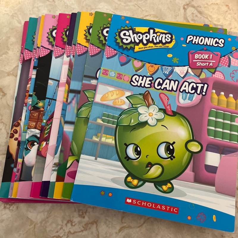 Shopkins Phonics Boxed Set by Scholastic