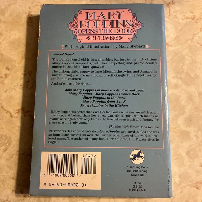 Mary Poppins Opens The Door By P L Travers Paperback Pangobooks