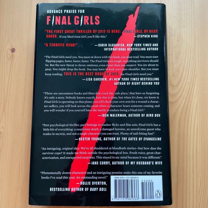 Final Girls by Riley Sager, Hardcover | Pangobooks