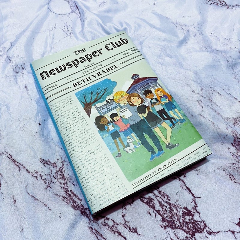 The Newspaper Club by Beth Vrabel