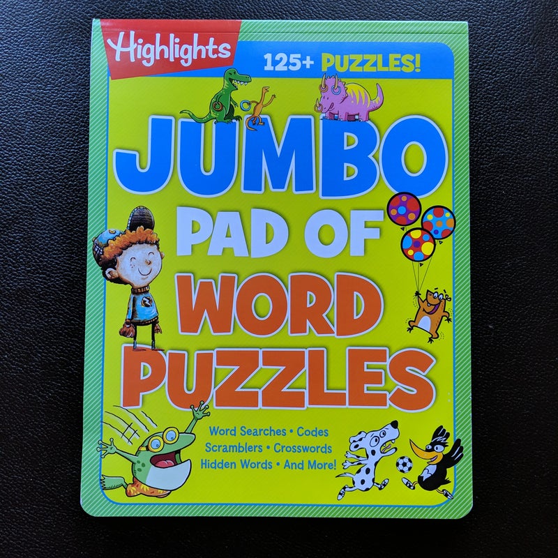Jumbo Pad of Word Puzzles by Highlights, Paperback | Pangobooks