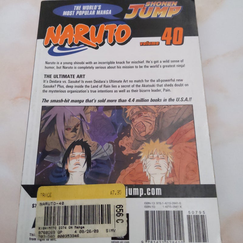 Naruto, Vol. 40 by Masashi Kishimoto | Pangobooks
