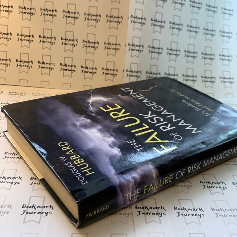 The Failure of Risk Management by Douglas W. Hubbard, Hardcover | Pango ...