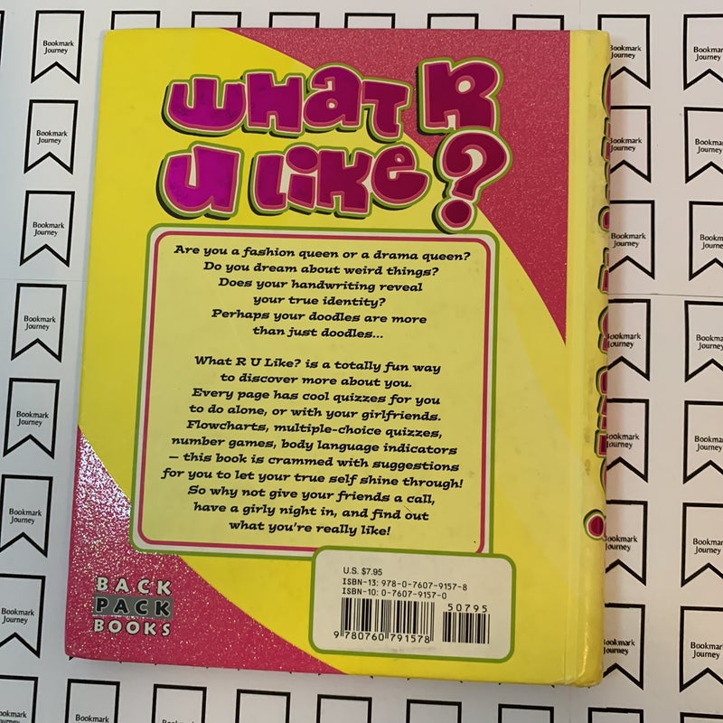 What R U Like? by Back Pack Books, Hardcover | Pangobooks