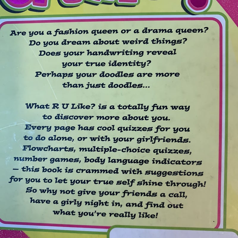 What R U Like? by Back Pack Books, Hardcover | Pangobooks