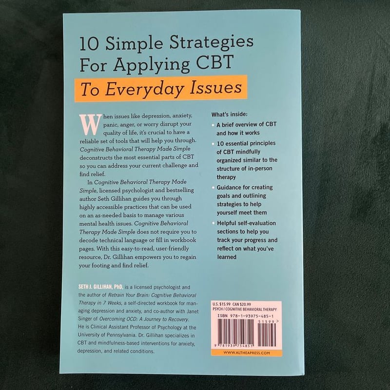 Cognitive Behavioral Therapy Made Simple