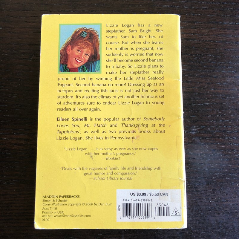 Lizzie Logan, Second Banana by Eileen Spinelli