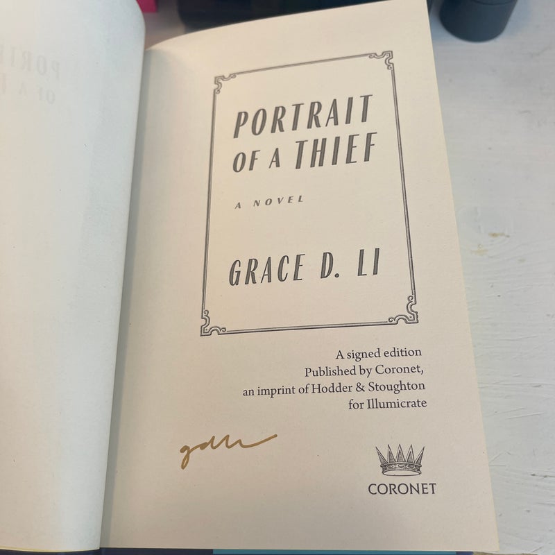 Portrait of a Thief (Illumicrate) by Grace D. Li, Hardcover | Pangobooks