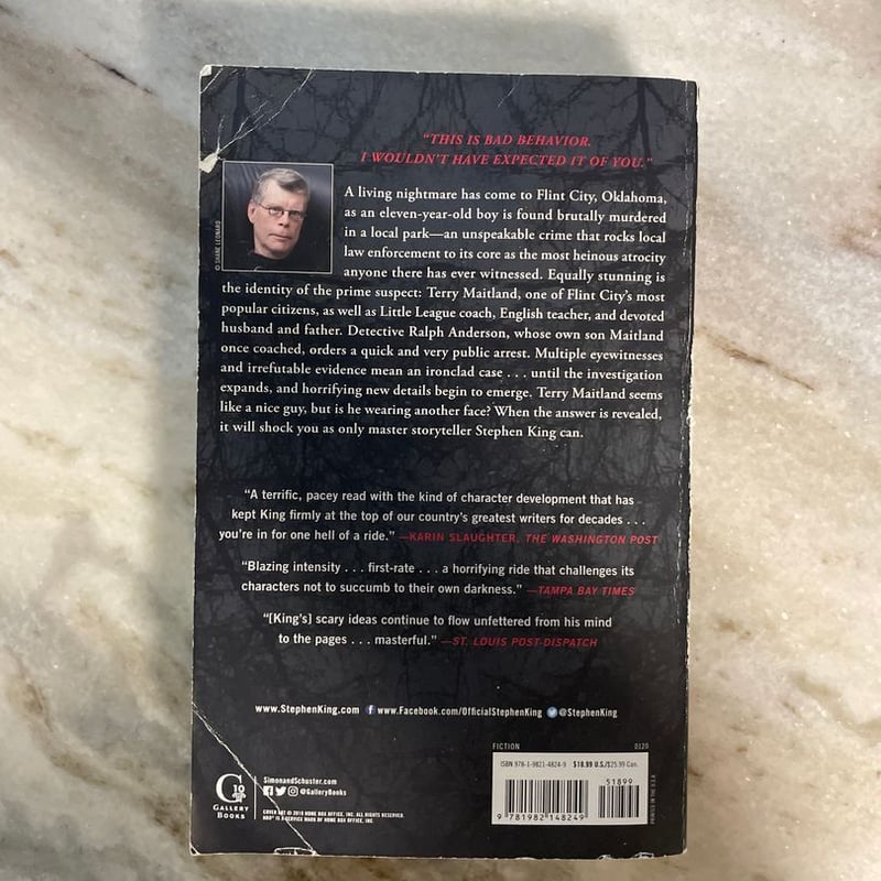 The Outsider by Stephen King, Paperback | Pangobooks