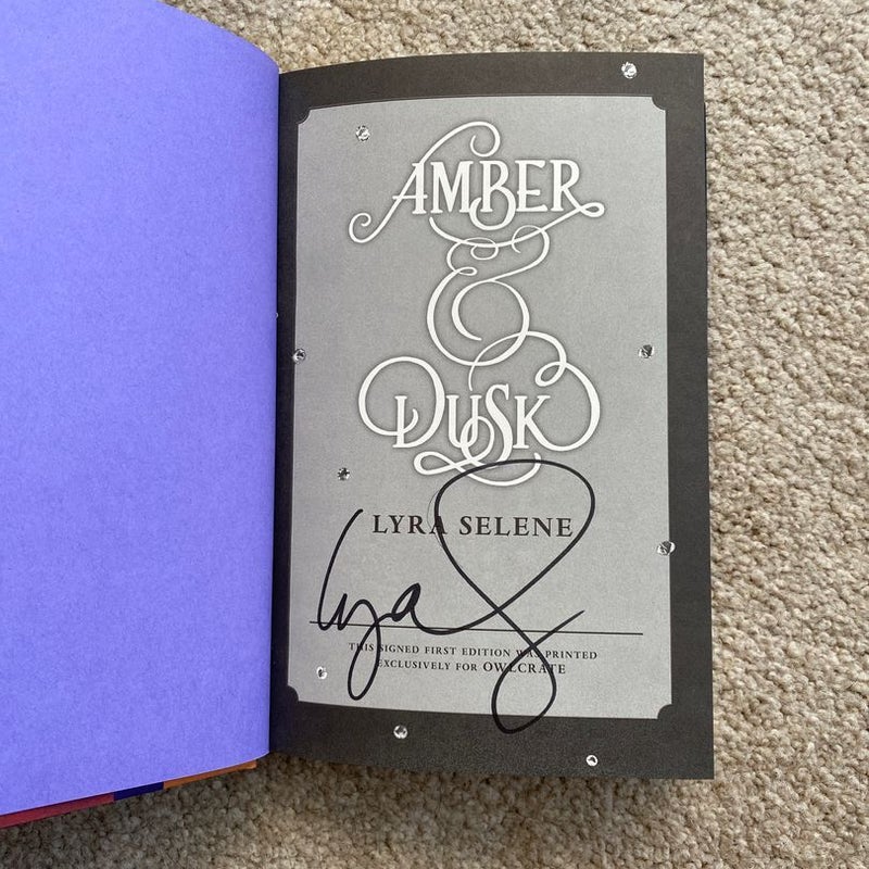 Amber & Dusk by Lyra Selene, Hardcover | Pangobooks