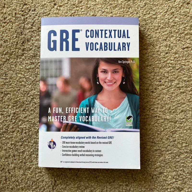 GRE Contextual Vocabulary by Ken Springer