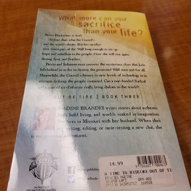 Time to Rise by Nadine Brandes | Pangobooks