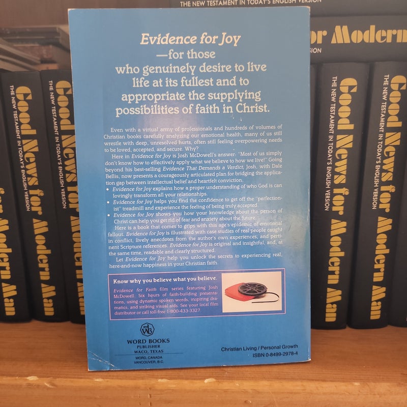 Evidence for Joy by McDowell, Jean Francois Bellis