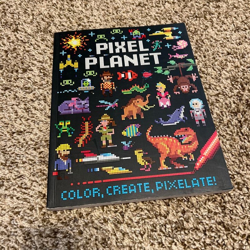 Pixel Pix Pixel Planet by Barry Green