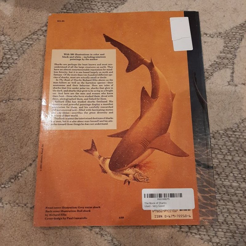 The Book of Sharks by Richard Ellis