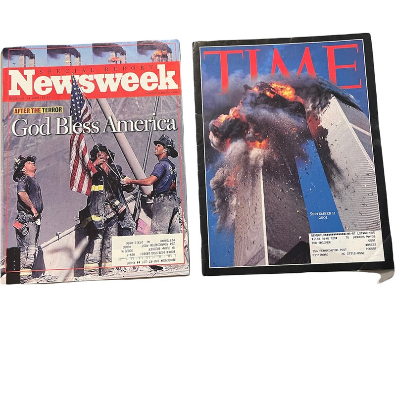 Newsweek & Time 9/11 Editions 2001 by Time Newsweek, Paperback | Pangobooks