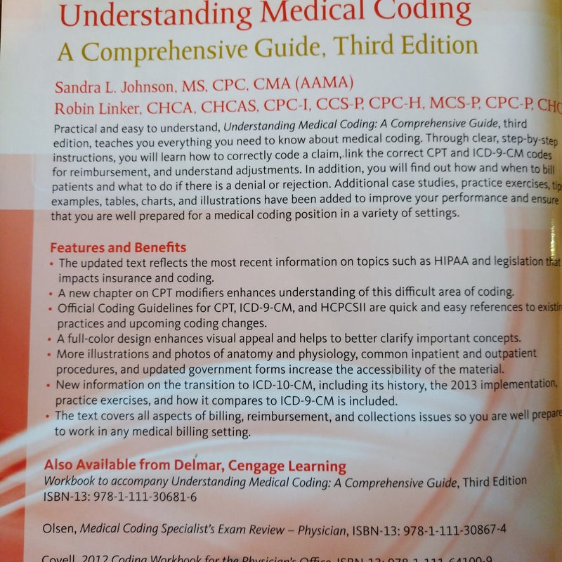 Understanding Medical Coding by Sandra L. Johnson, Robin Linker Understanding Medical Coding by Sandra L. Johnson, Robin Linker