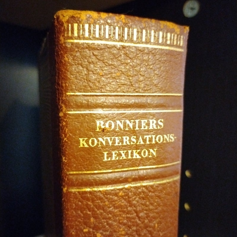 Bonniers Konversations Lexikon by Stockholm A. B. Nordiska Uppslagsböcker, Albert Bonnier ...