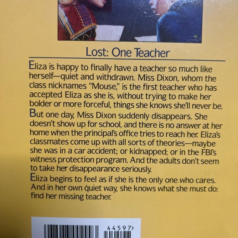 Our Teacher Is Missing by Mary Francis Shura