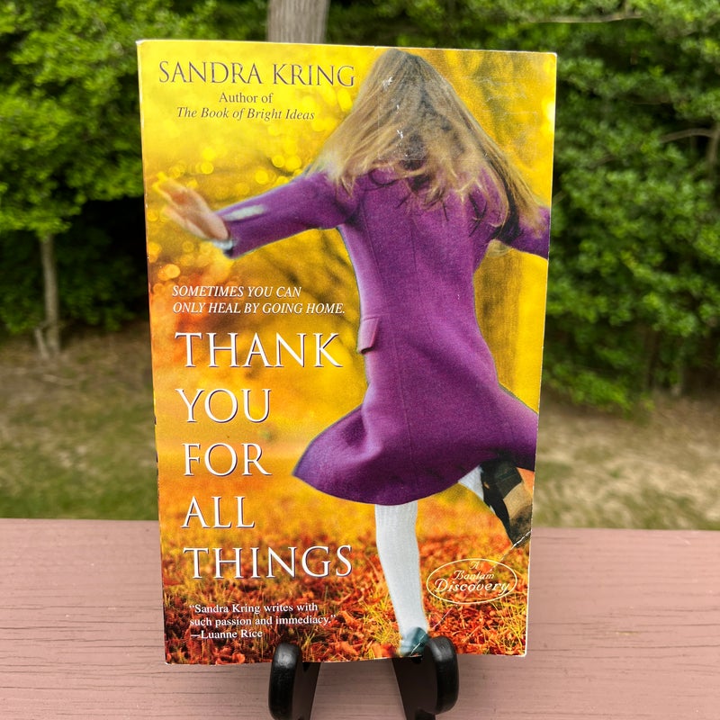 Thank You for All Things by Sandra Kring