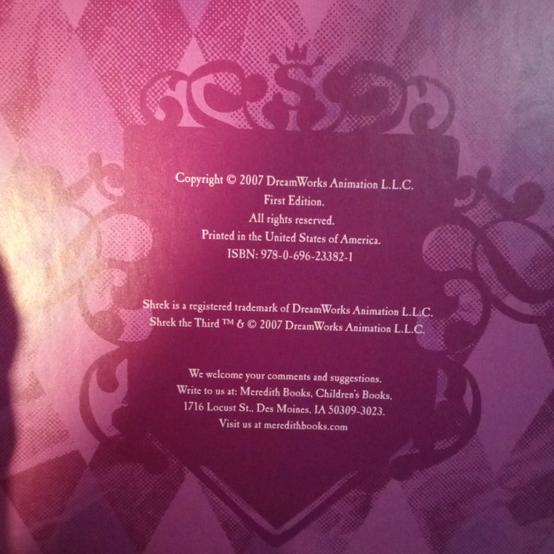 Shrek the Third by Judy Katschke