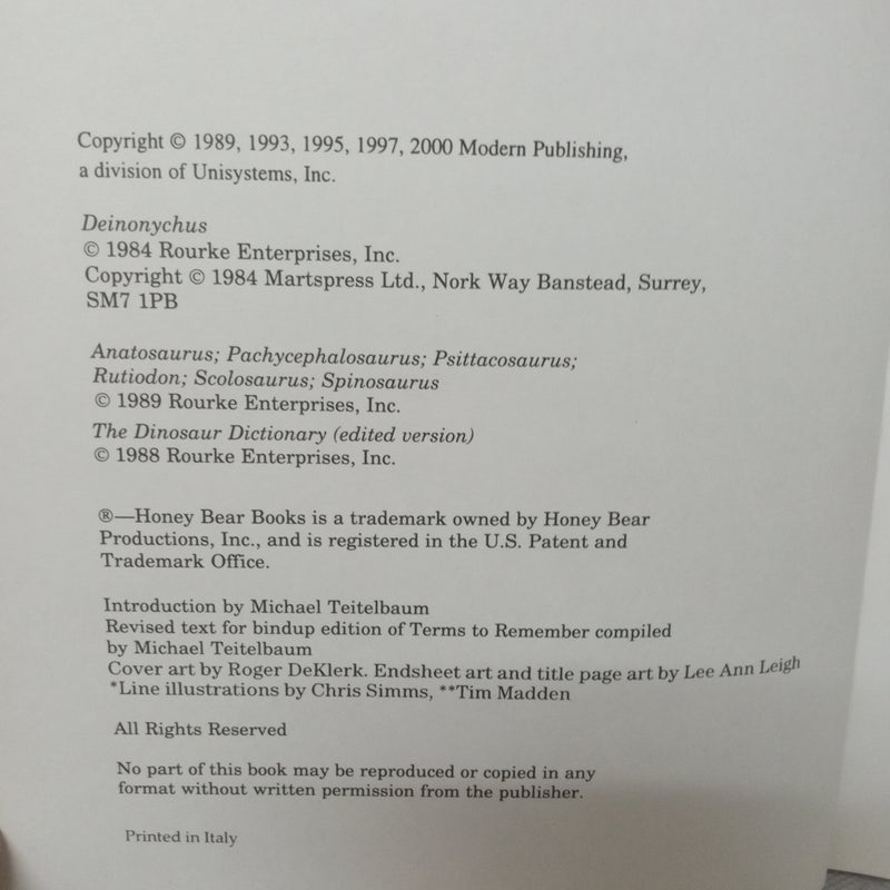 Colossal Book Of Dinosaurs by Honey Bear Books , Hardcover | Pangobooks