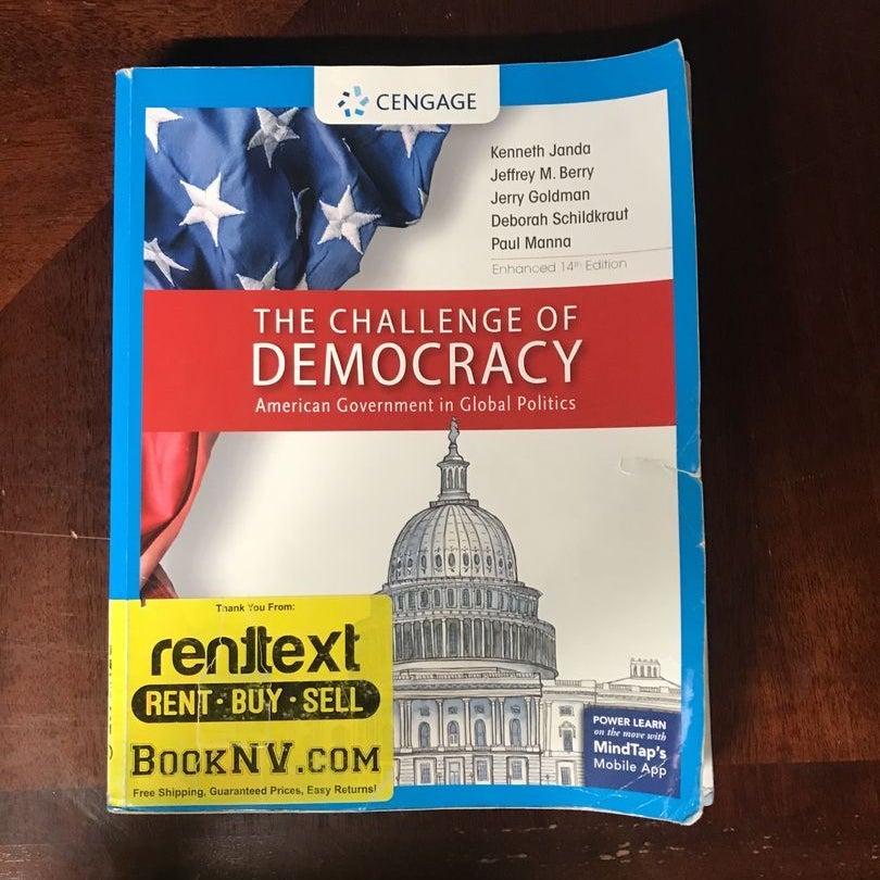 The Challenge of Democracy by Deborah Deborah, Paul Manna, Kenneth ...