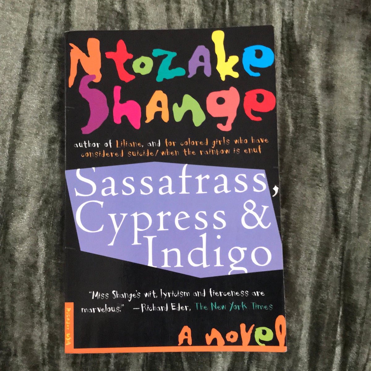 Sassafrass, Cypress and Indigo by Ntozake Shange