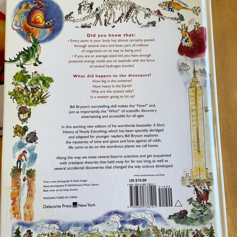 A Really Short History of Nearly Everything by Bill Bryson, Hardcover ...