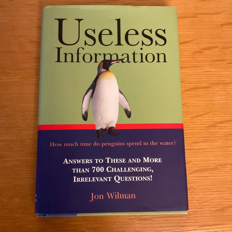 Useless Information by Jon Wilman