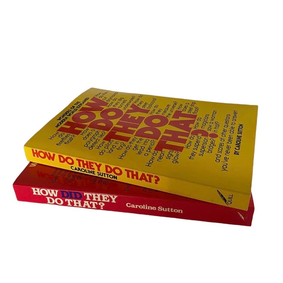 How Do They Do That?/How Did They Do That? Set by Caroline Sutton ...