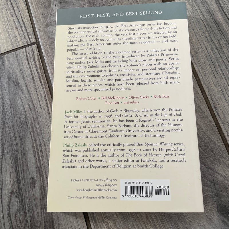 The Best American Spiritual Writing 2004 by Philip Zaleski, Philip Zaleski