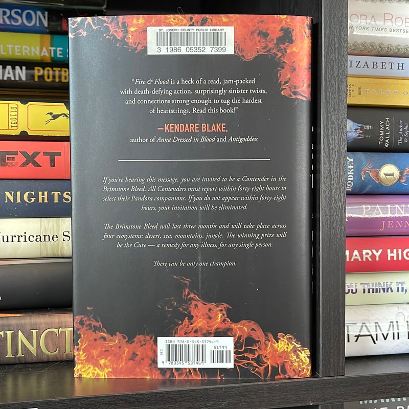 Fire and Flood by Victoria Scott, Hardcover | Pangobooks