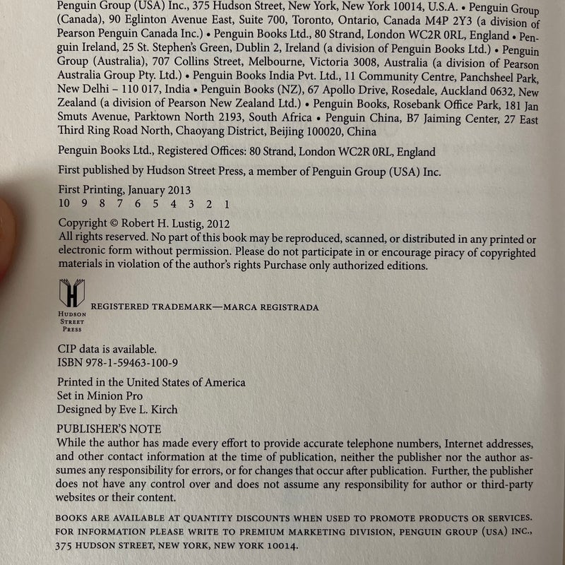 Fat Chance by Robert H. Lustig, Hardcover | Pangobooks