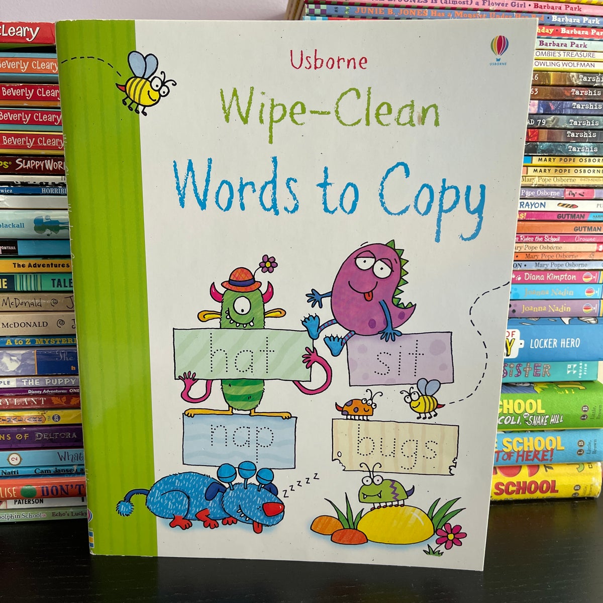 Usborne Wipe-Clean Words to Copy by Usborne, Paperback | Pangobooks