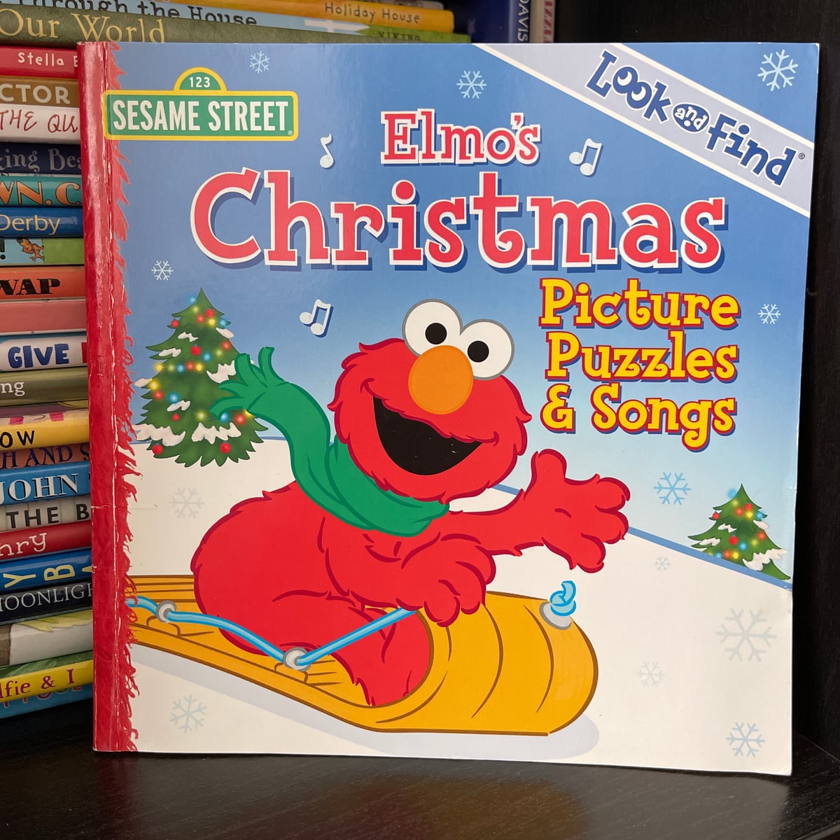 Elmo’s Christmas Picture Puzzles & Songs by Sesame Street, Paperback ...